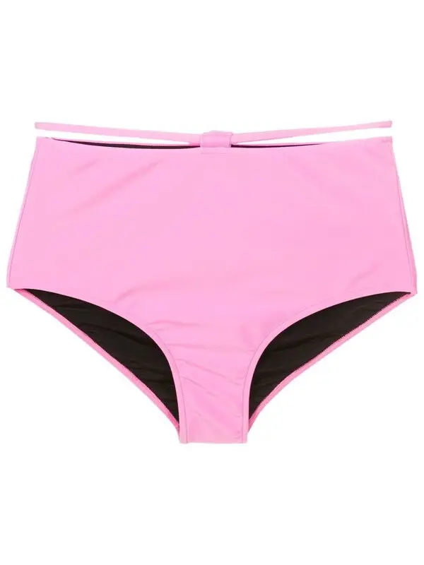 GLORIA COELHO High-rise Bikini Briefs - Pink
