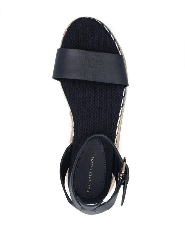 Tommy Hilfiger Leather Espadrille Sandals