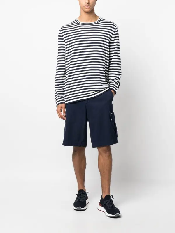 Brunello Cucinelli Striped Long-sleeved T-shirt