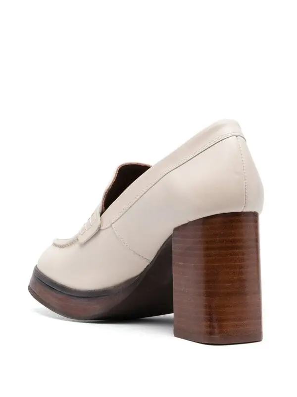 ALOHAS Busy 85mm Leather Pumps