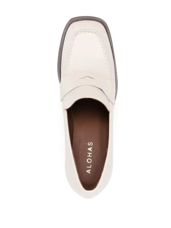 ALOHAS Busy 85mm Leather Pumps