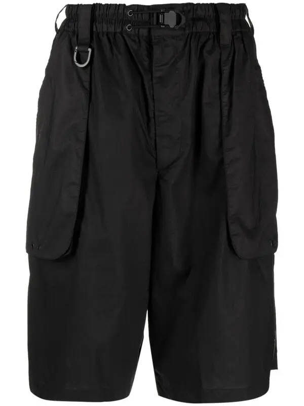 Y3 Wide-leg Ripstop Shorts