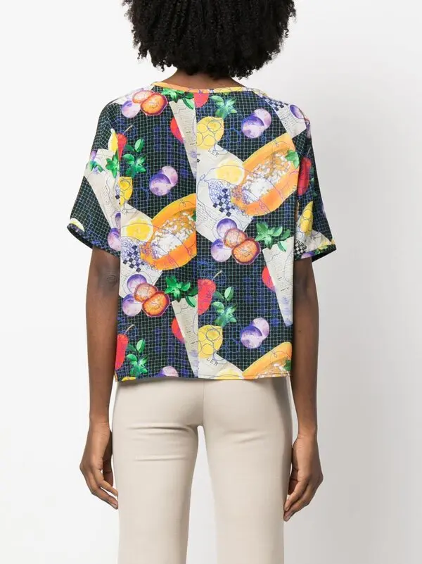 Henrik Vibskov Graphic-print T-shirt - Black