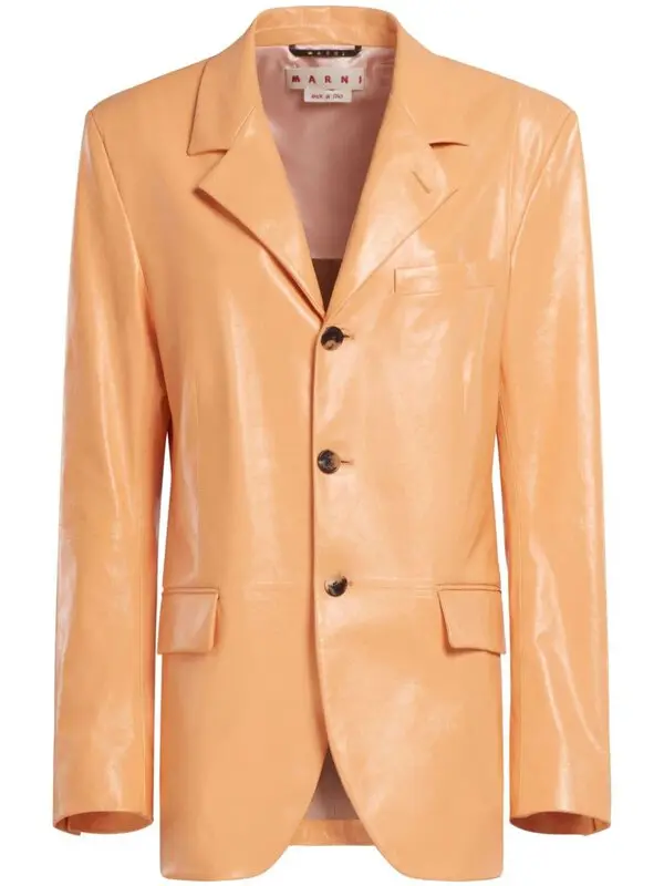 Marni Leather Blazer