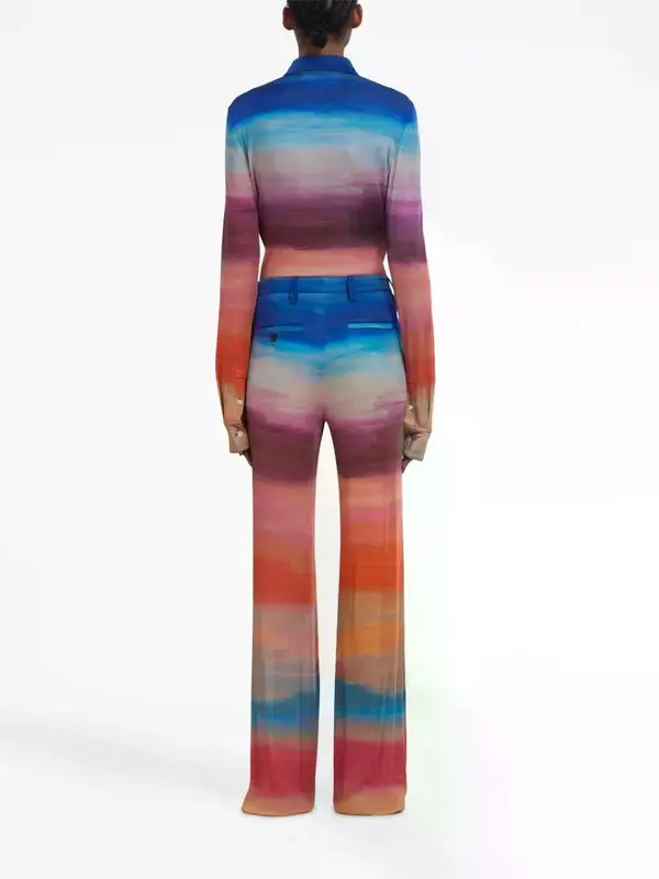 Marni High-waisted Straight-leg Trousers