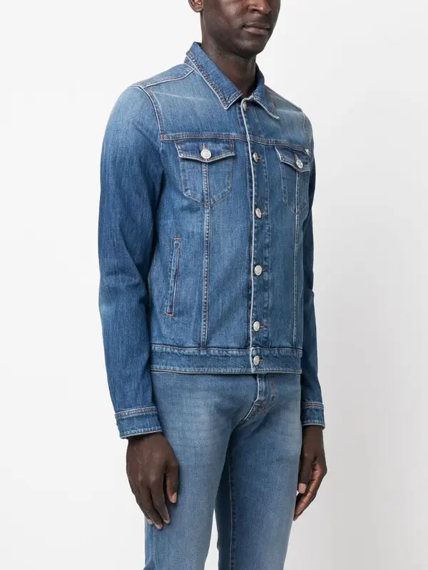 Tramarossa Long-Sleeve Denim Jacket In Blue - 24% Off | Editorialist
