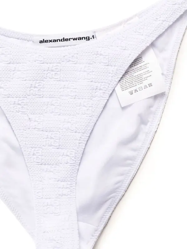 Alexander Wang High-cut Bikini Bottom - White
