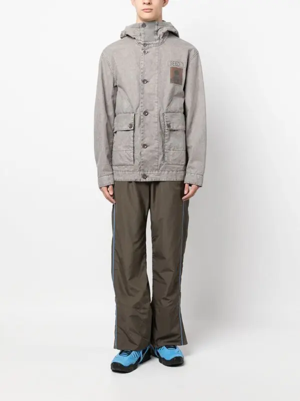 C.P. Company Seed 1 Google-Hood Jacket In Grey - 50% Off