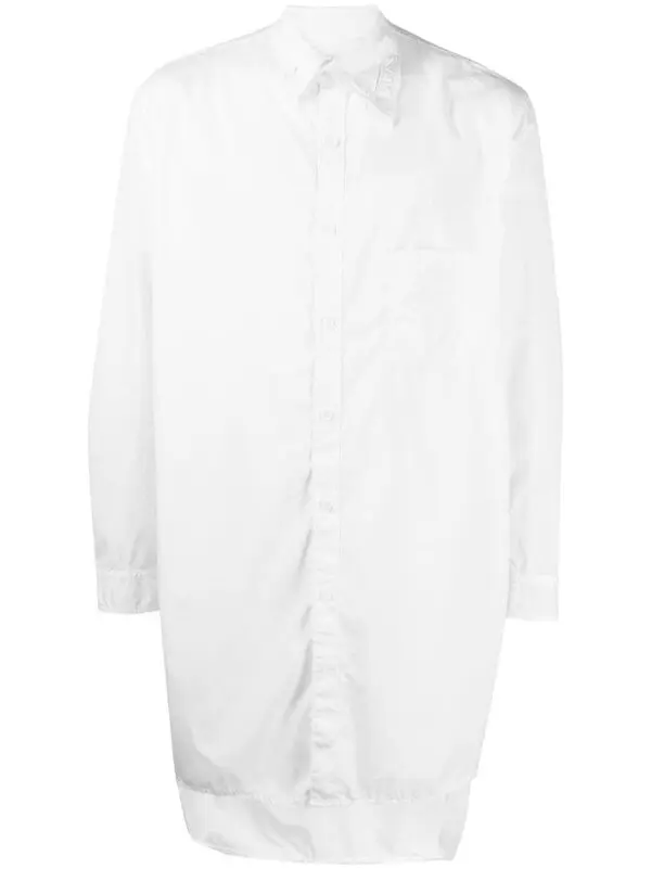 Yohji Yamamoto Collar-detailed Cotton Shirt