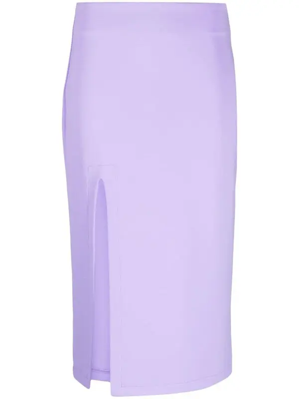 Viktor & Rolf High-waisted Midi Skirt - Purple