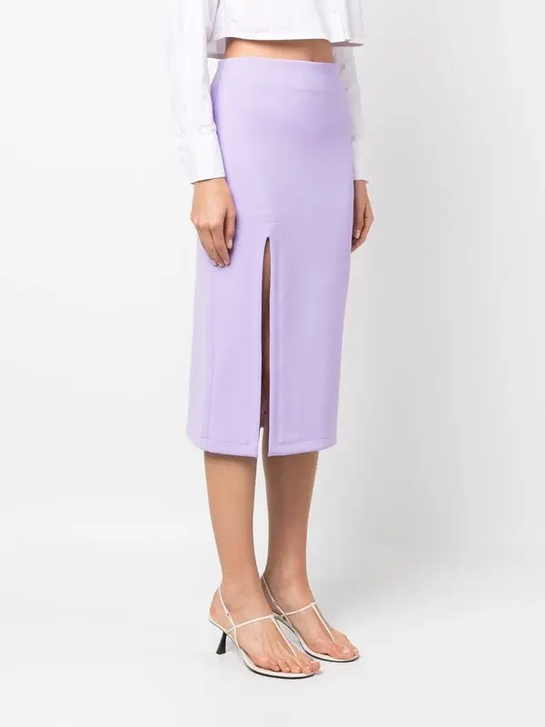 Viktor & Rolf High-waisted Midi Skirt - Purple
