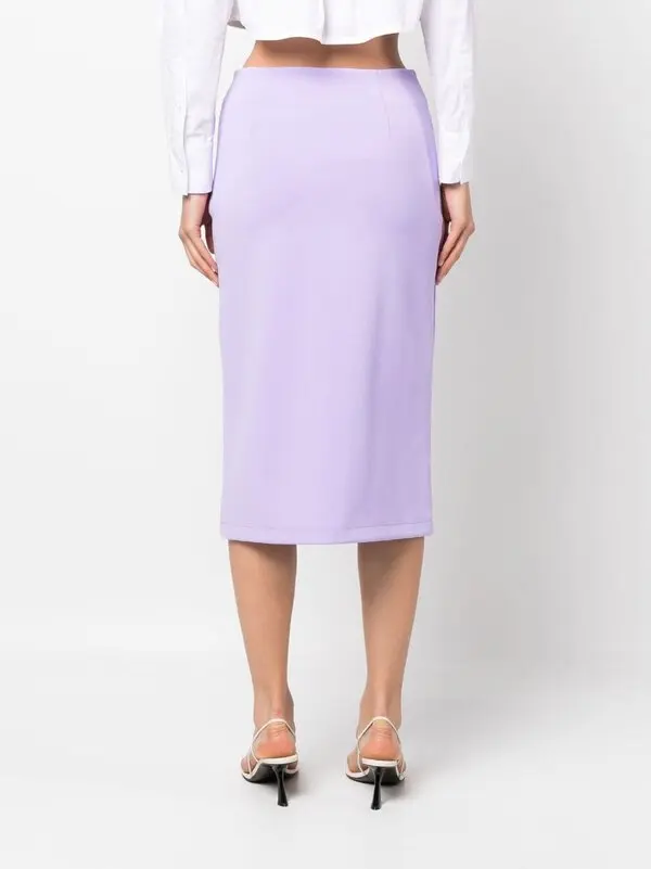 Viktor & Rolf High-waisted Midi Skirt - Purple