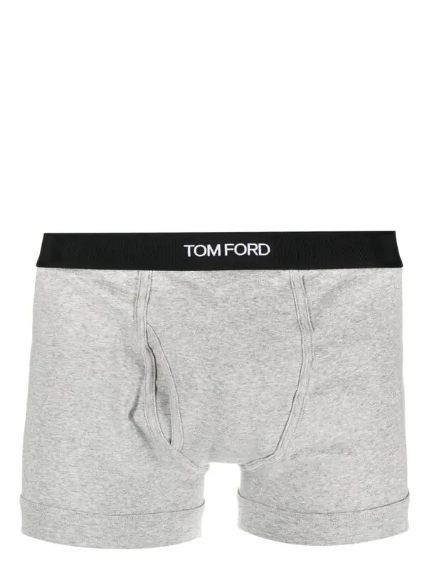 TOM FORD Logo-tape Detail Boxers - Black