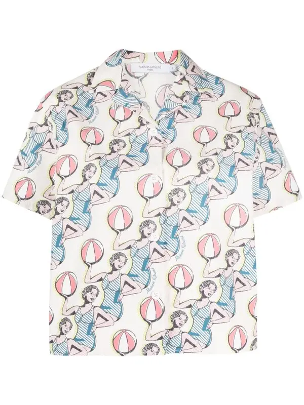Maison Kitsuné Graphic-print Shirt
