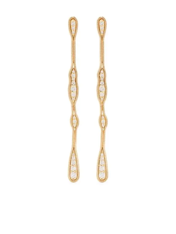 Fernando Jorge 18kt Yellow Diamond Drop Earrings - Gold
