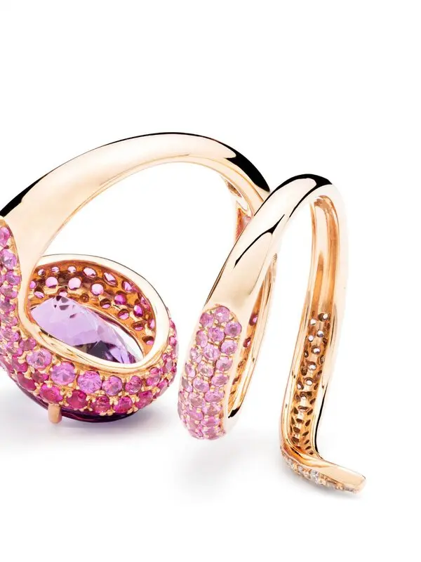 STEFERE 18kt Rose Multi-stone Ring - Gold