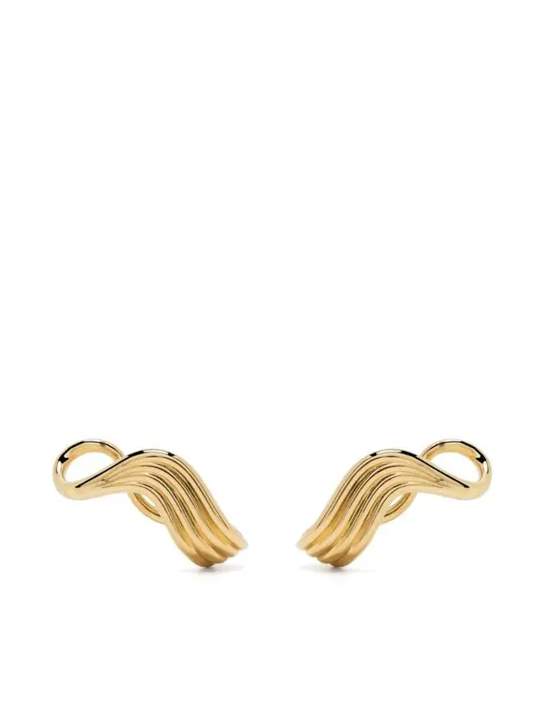 Fernando Jorge Stream Lines Earrings - Gold