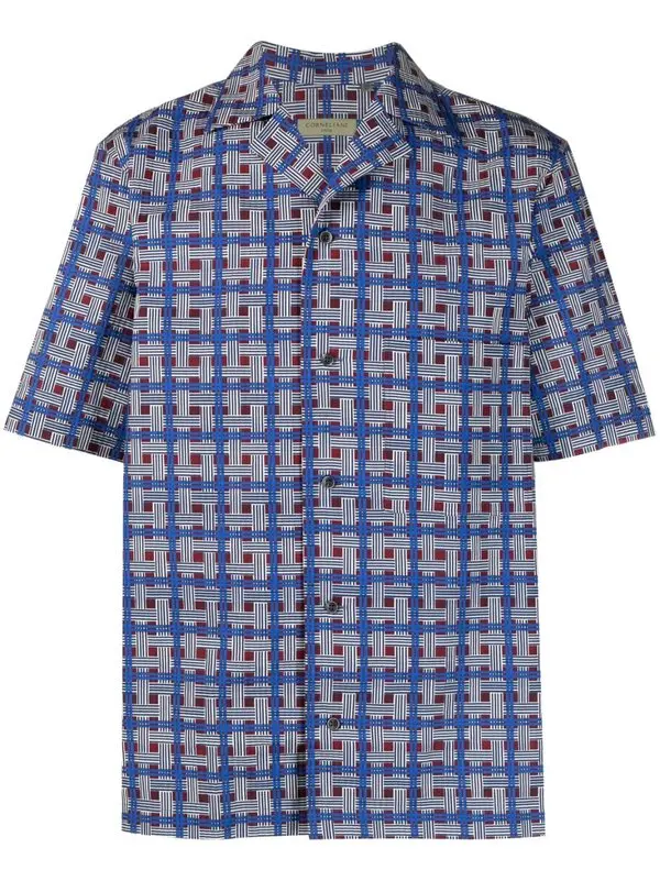 Corneliani Check-pattern Cotton Shirt