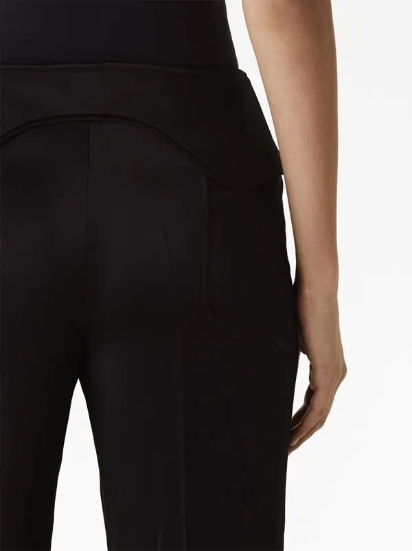 TOM FORD Pressed-crease Tapered-leg Trousers