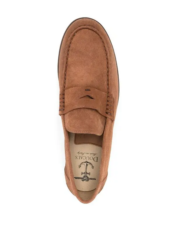 DOUCAL'S Suede Penny Loafers