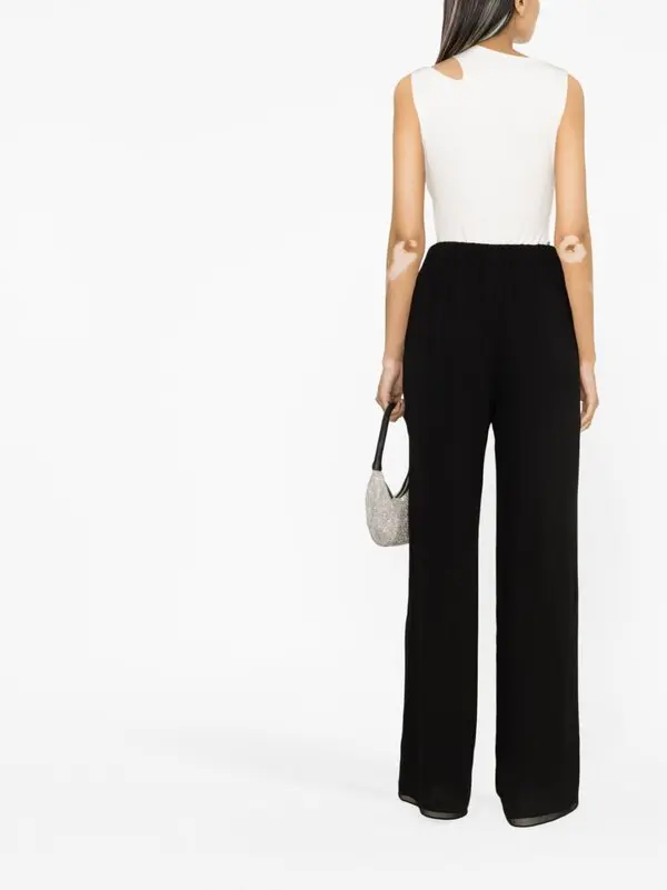 MANURI Cutout Jersey Bodysuit - White
