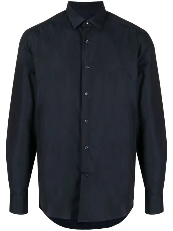 LANVIN Spread-collar Cotton Shirt
