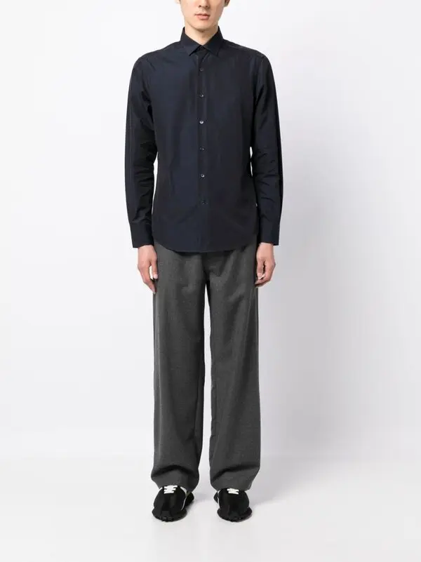 LANVIN Spread-collar Cotton Shirt