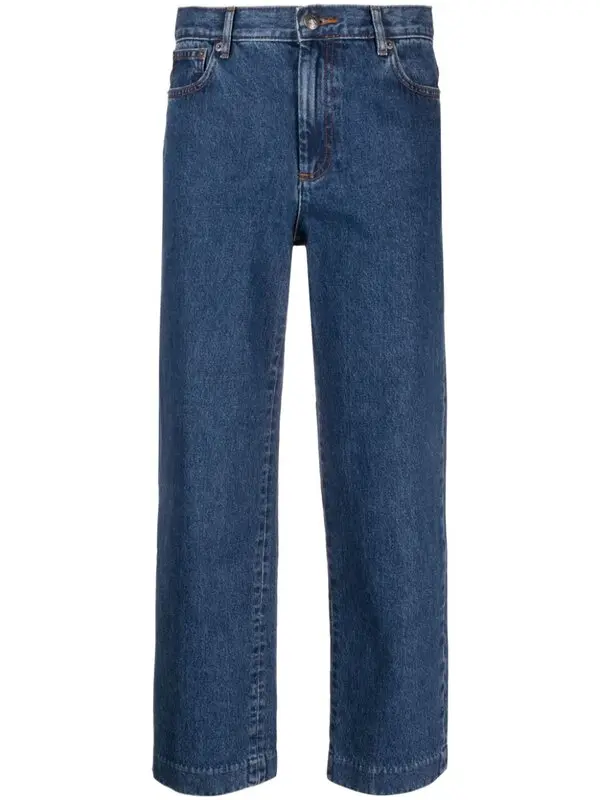 A.p.c. Cropped Straight-leg Jeans