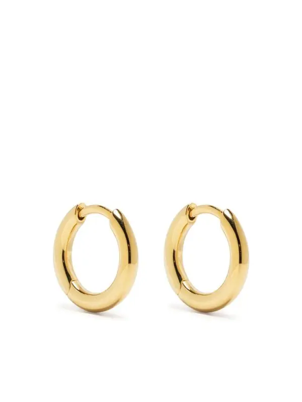 Tom Wood Classic Small Hoop Earrings - Gold