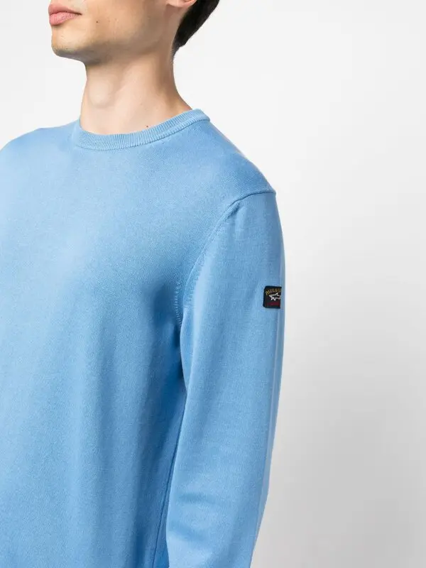 Paul & Shark Logo-patch Knitted Sweatshirt