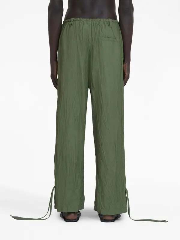 Marni Logo-print Wide-leg Trousers