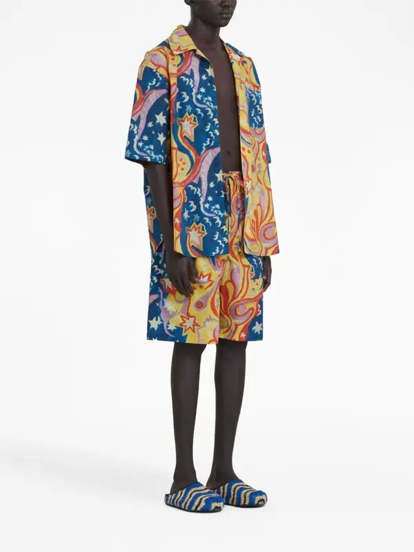 Marni Graphic-print Short-sleeved Shirt