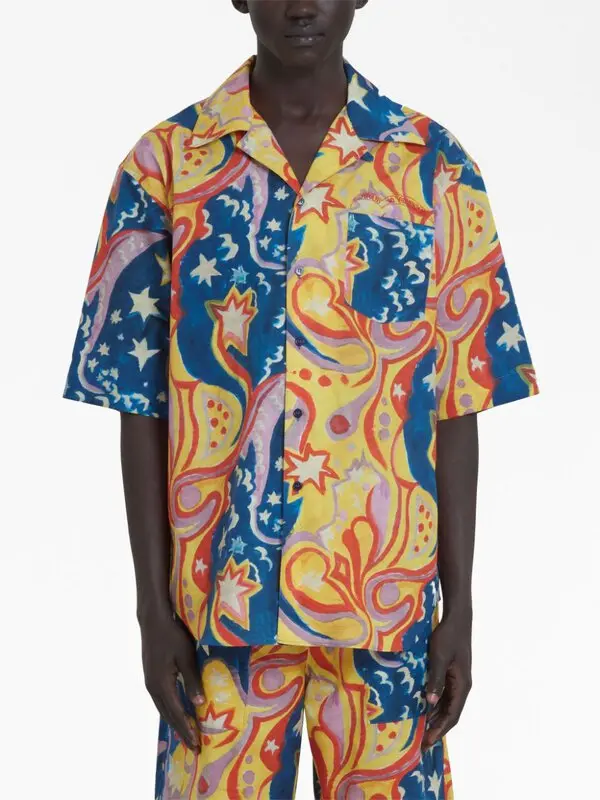 Marni Graphic-print Short-sleeved Shirt