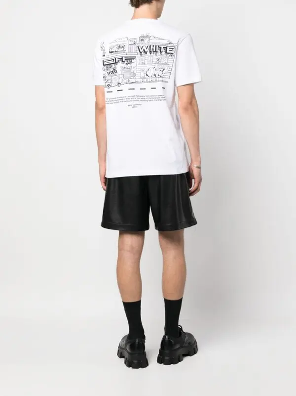 Off-White Graphic-print Cotton T-shirt