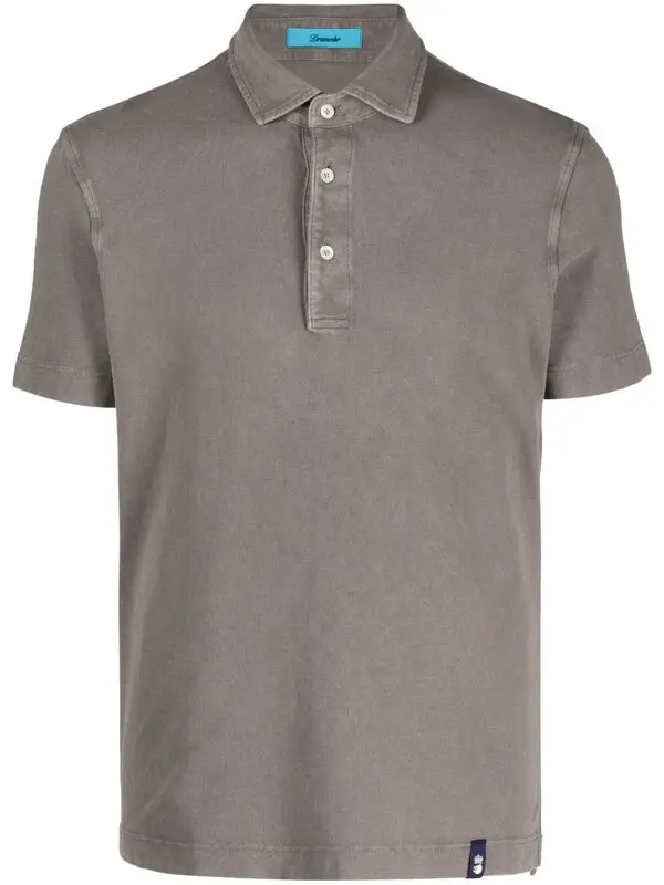 DRUMOHR Short-sleeve Polo Shirt - Neutrals
