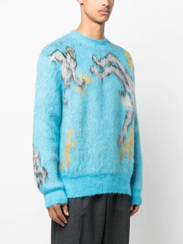 Marni Angel-motif Knitted Jumper