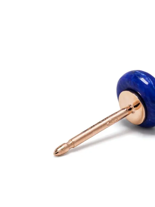 Fernando Jorge 18kt Rose Diamond And Lapis Lazuli Stud Earrings