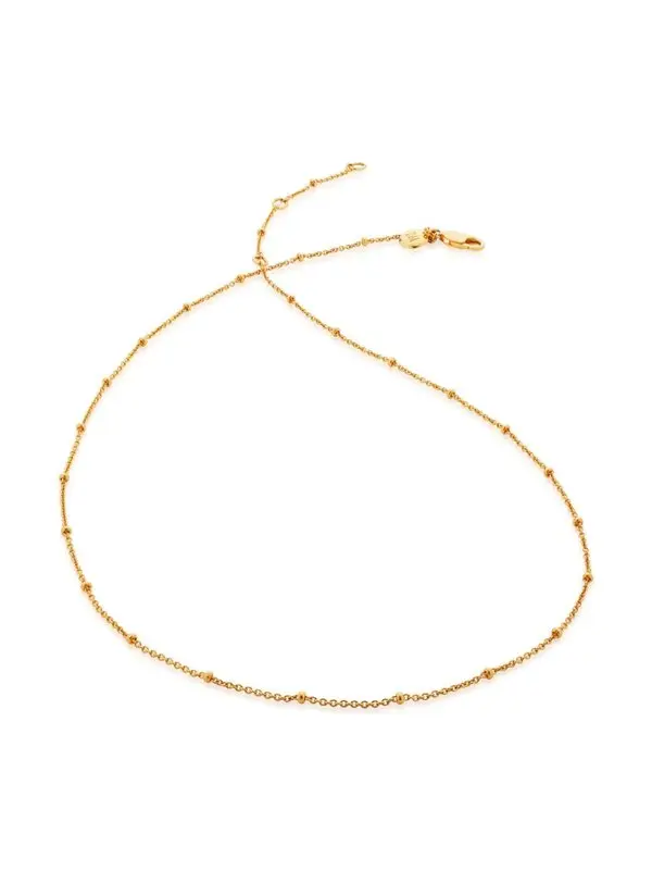 Monica Vinader Bead-detail -vermeil Necklace - Gold