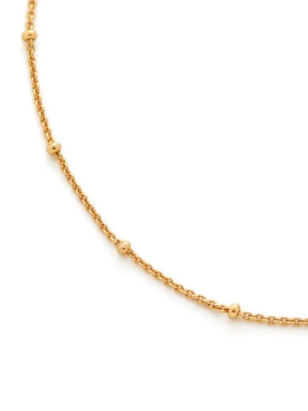 Monica Vinader Bead-detail -vermeil Necklace - Gold