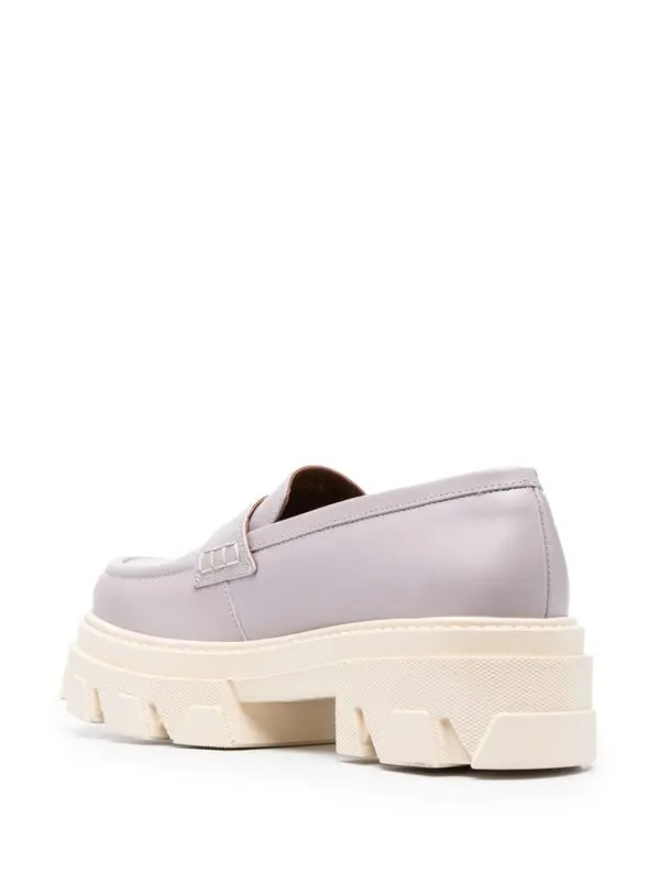 ALOHAS Trailblazer 55mm Leather Loafers - Purple