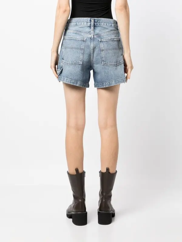 AGOLDE Magda Denim Short Shorts