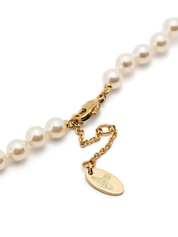 Vivienne Westwood Faux-Pearl Lucrece Necklace - White | Editorialist