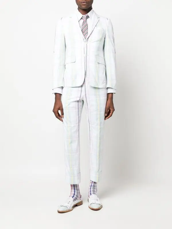 Thom Browne University-stripe Long-sleeve Shirt