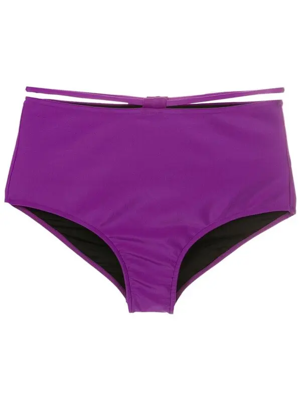 GLORIA COELHO Strapless Bikini Set - Purple