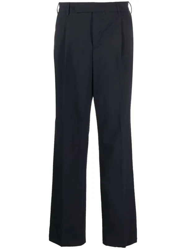 PT TORINO High-waisted Tailored Trousers - Blue
