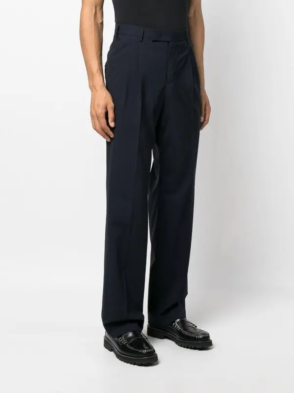 PT TORINO High-waisted Tailored Trousers - Blue
