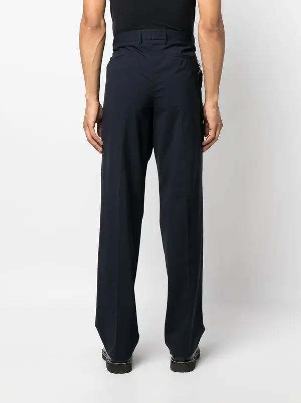 PT TORINO High-waisted Tailored Trousers - Blue