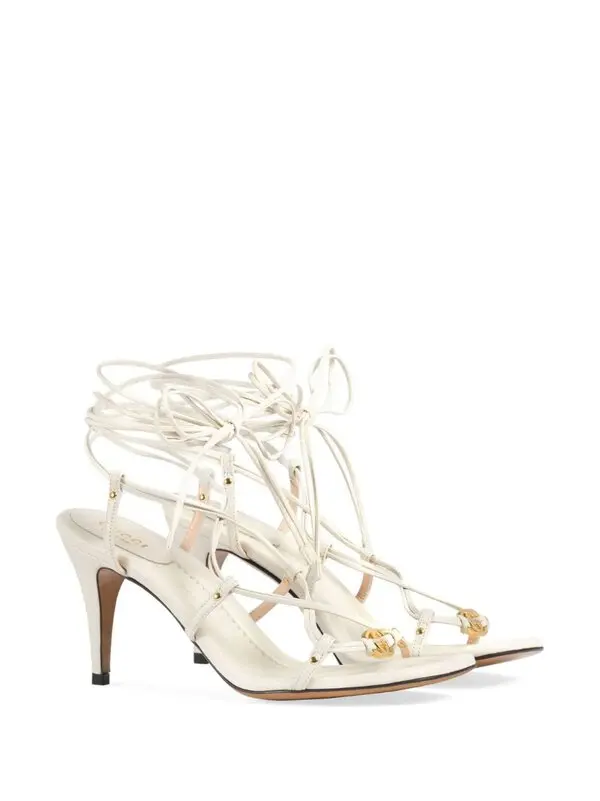 Gucci Tie-fastening High-heel Sandals