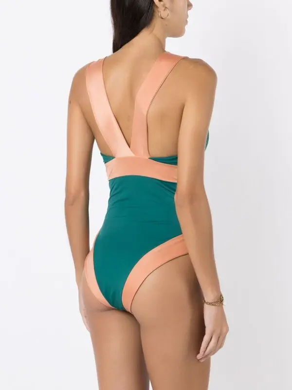 BRIGITTE Two-tone One-piece Swimsuit