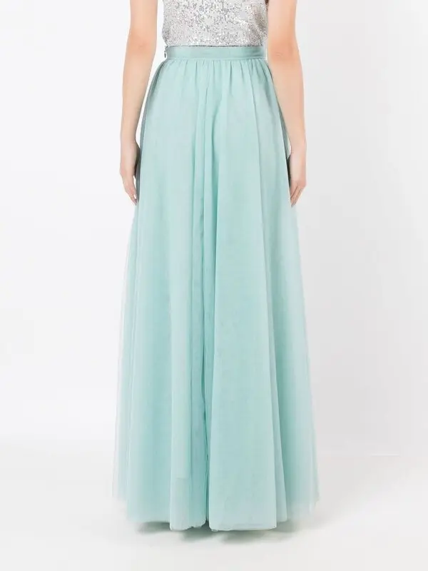 GLORIA COELHO Tulle Maxi Skirt